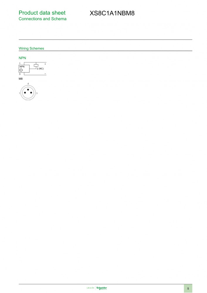 XS8C1A1NBM8 technical document page 5