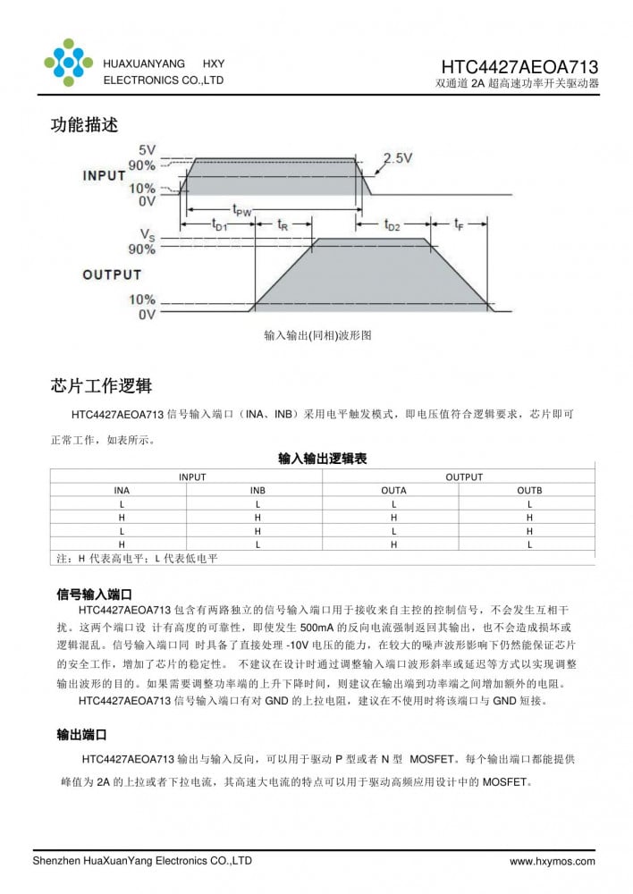 HTC4427AEOA713 datasheet page 5