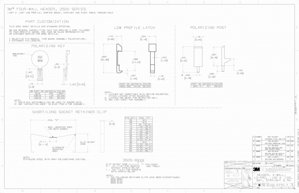 3M 3505-8040 technical document page 5