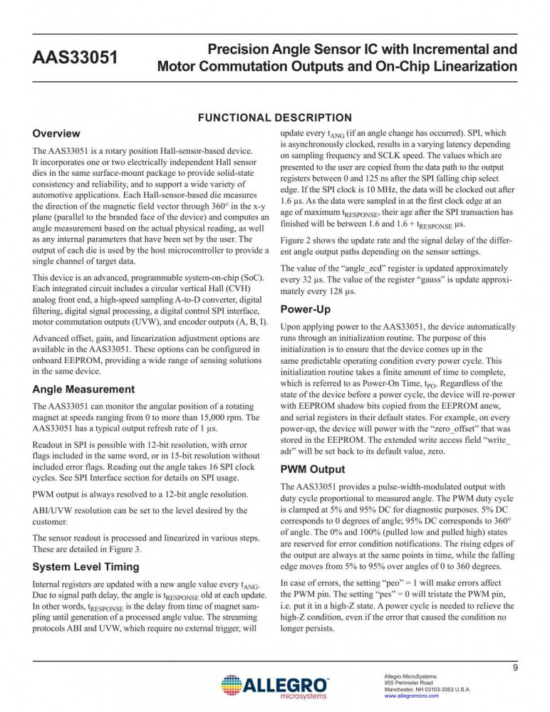 AAS33051 datasheet page 9