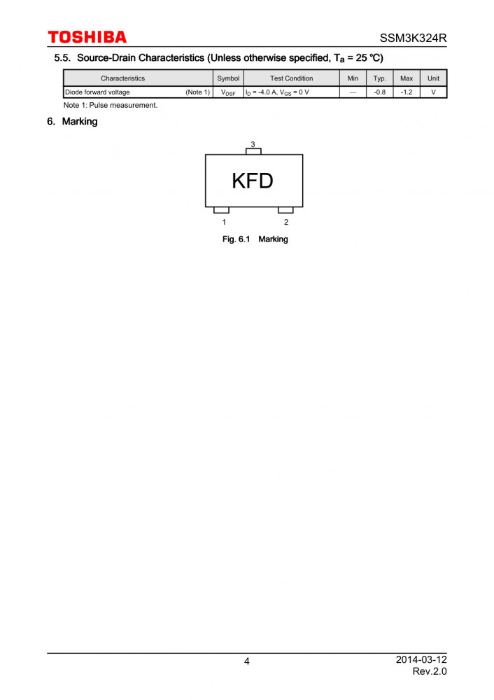 SSM3K324R,LF datasheet page 4