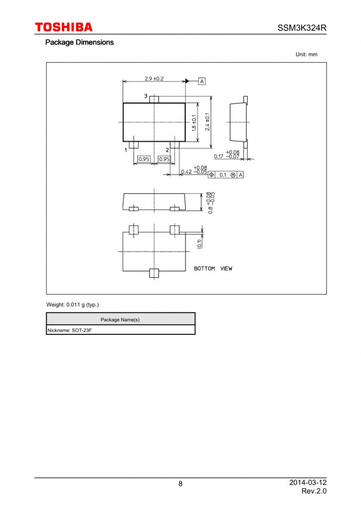 SSM3K324R,LF datasheet page 8