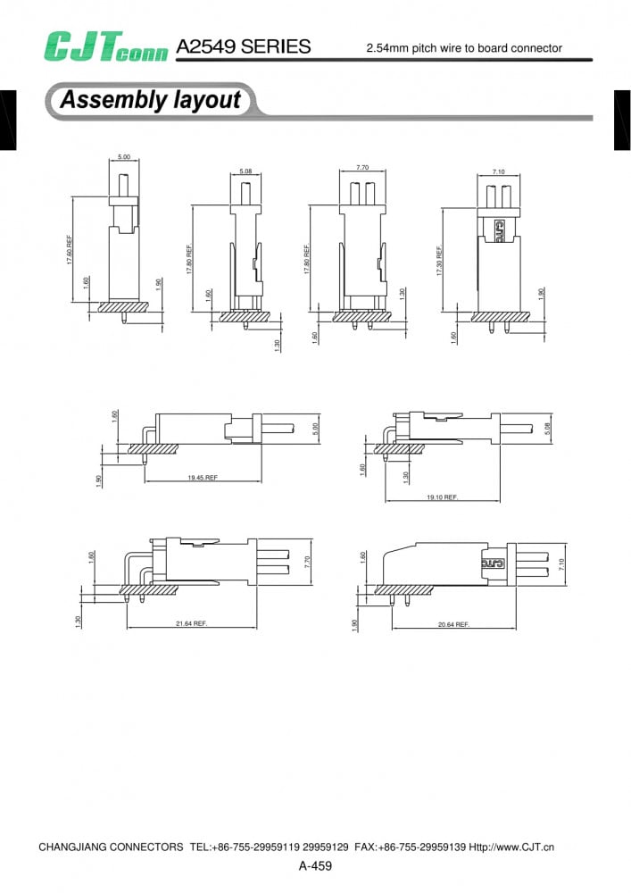 CJT A2549 series documentation page 2