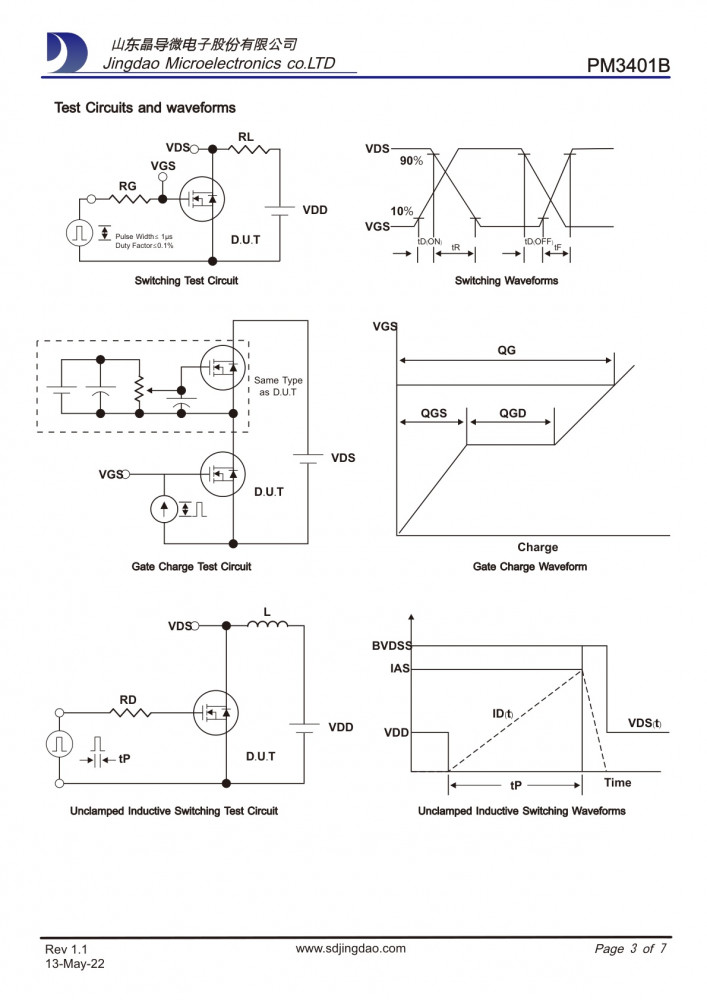 PM3401B datasheet page 3