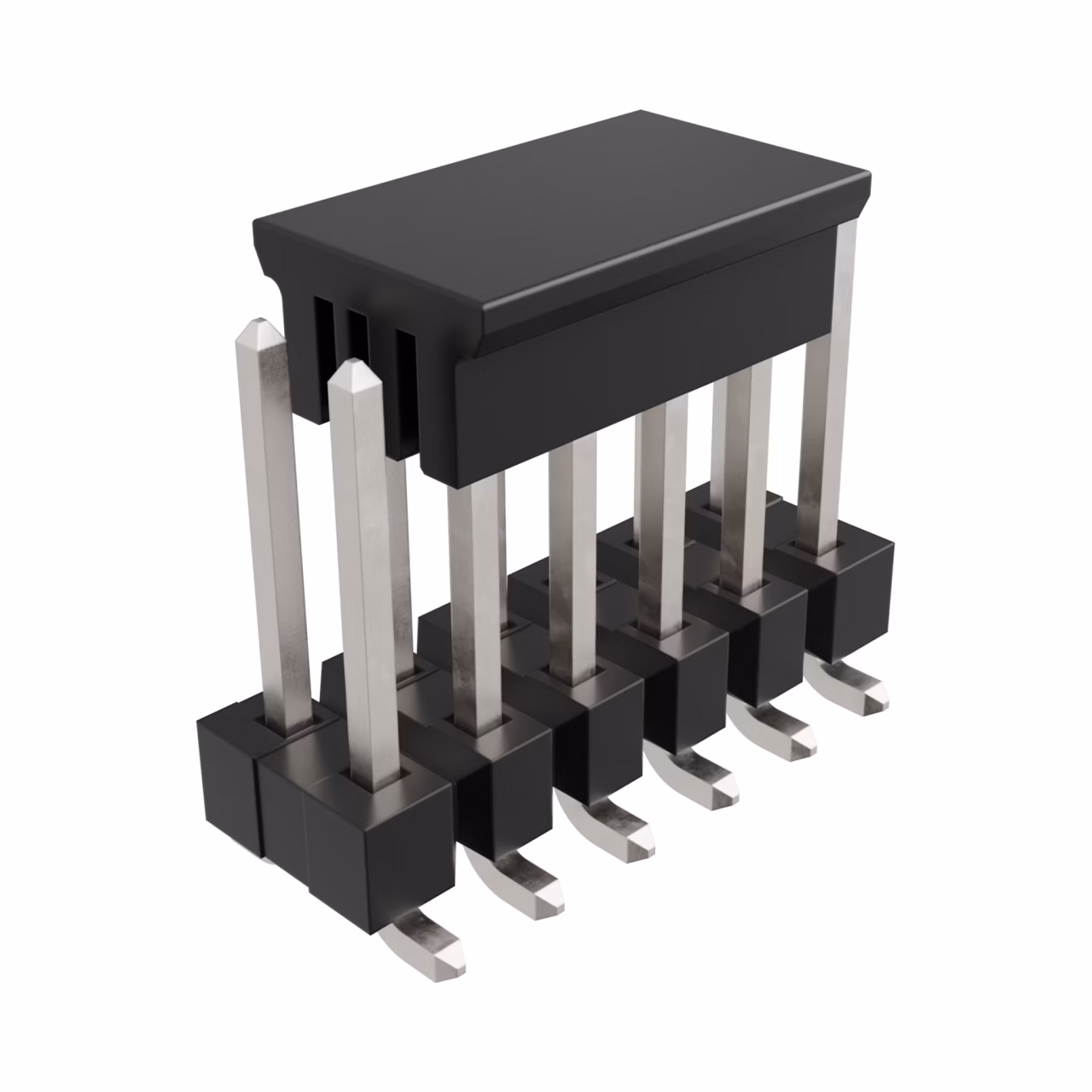 C-Grid Header, 2.54mm Pitch, Surface Mount, Dual Row, Vertical, 12 Circuits, Tin (Sn) Overall Plating, with Cap, without Peg, Tape and Reel Packaging, Lead-Free for sale