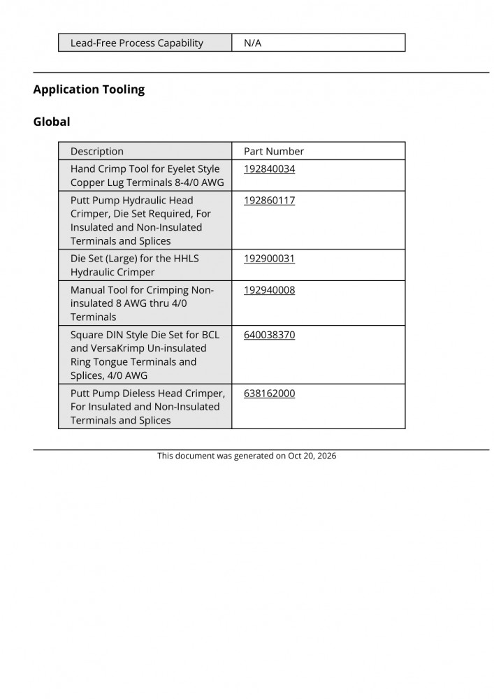 Technical document page 3 for product reference