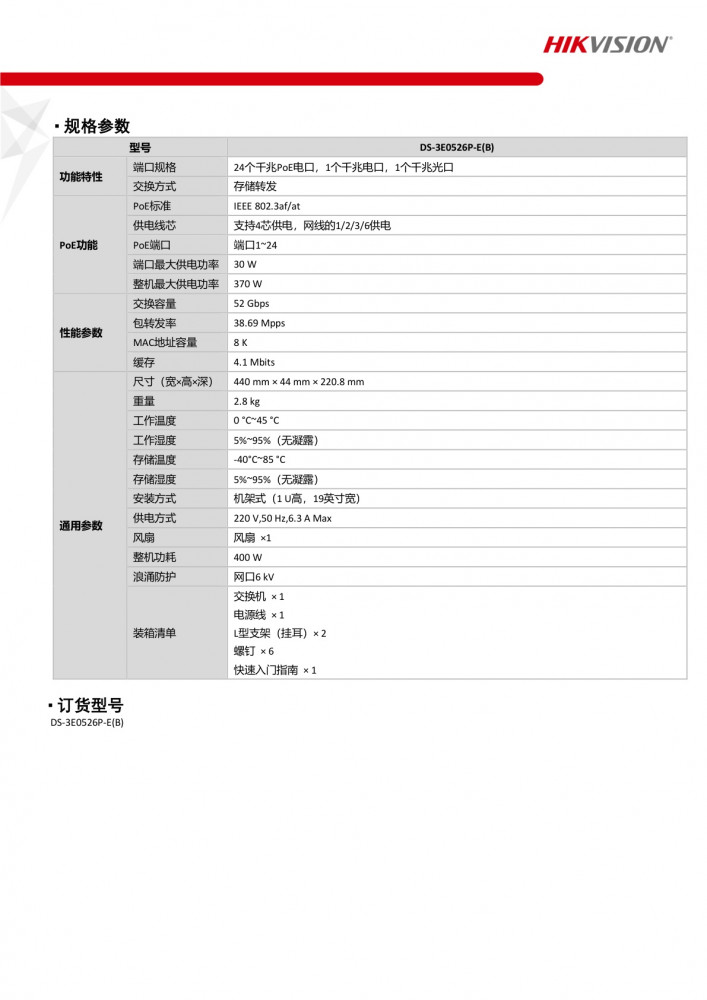 DS-3E0526P-E document page 2