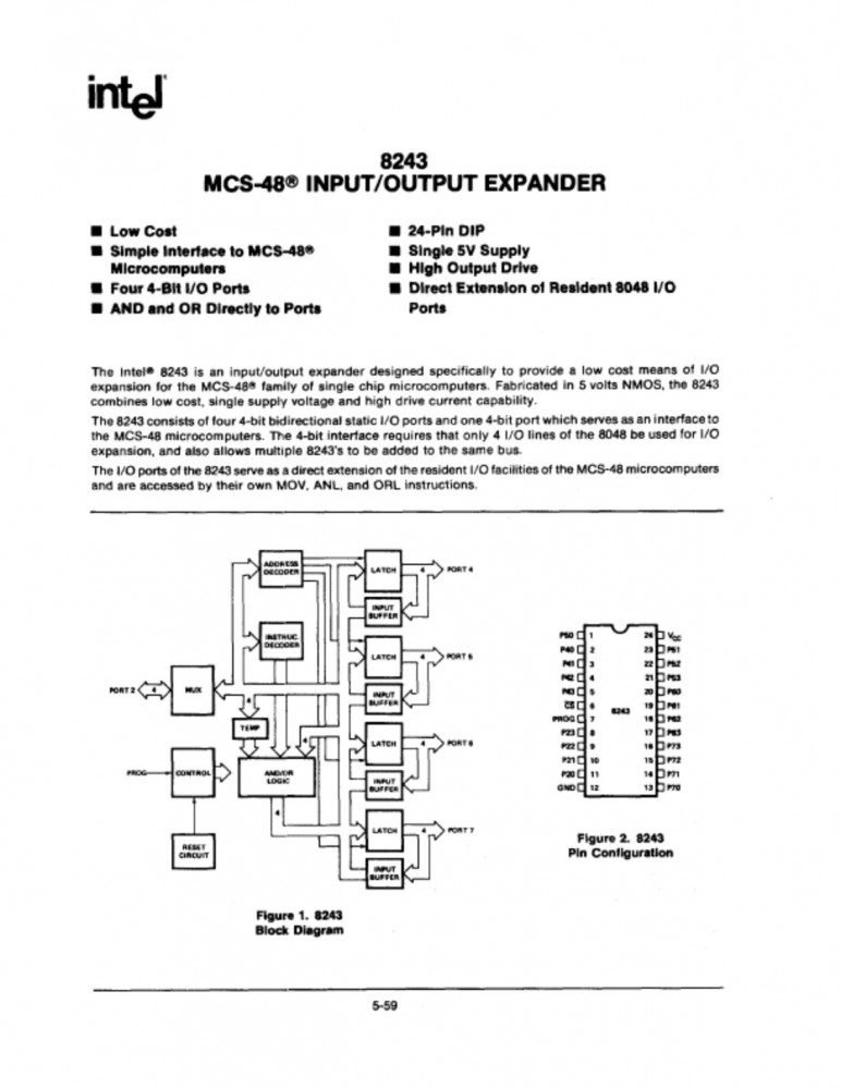 P8243 datasheet page 2