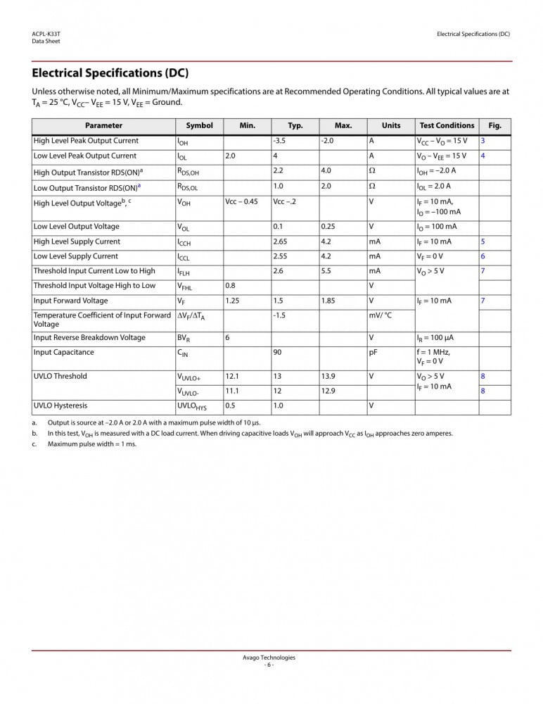 ACPL-K33T-560E datasheet page 6