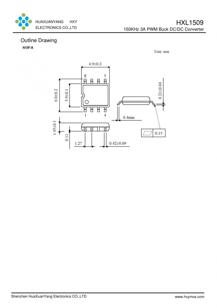 HXL1509 datasheet page 7