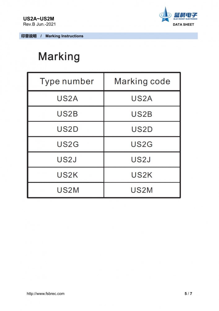 US2D datasheet page 5