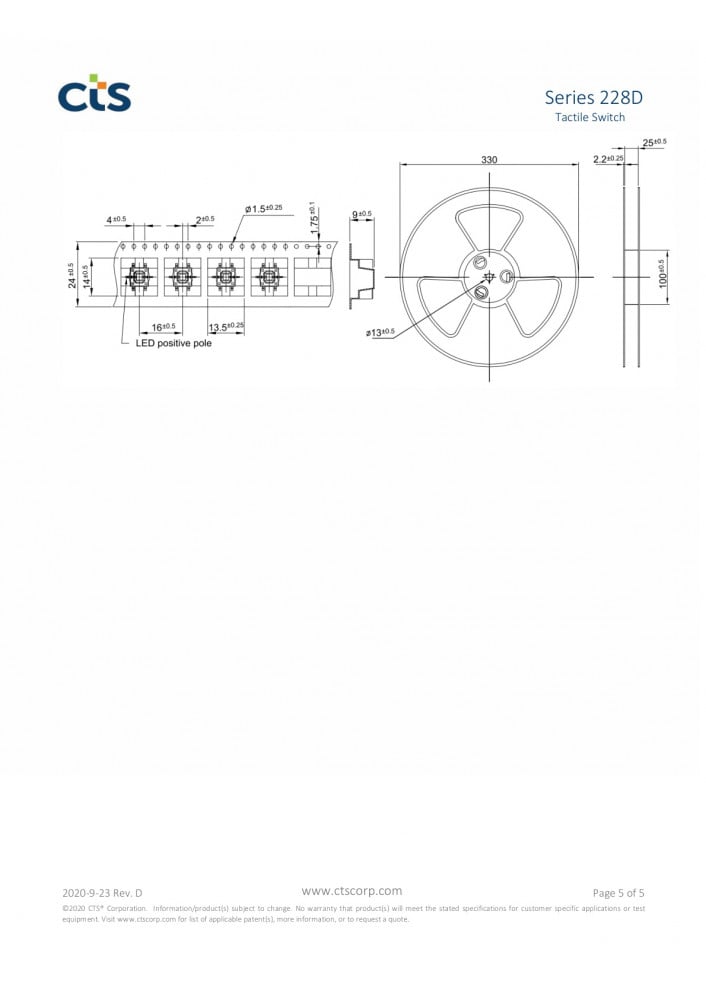 CTS 228D technical document page 5