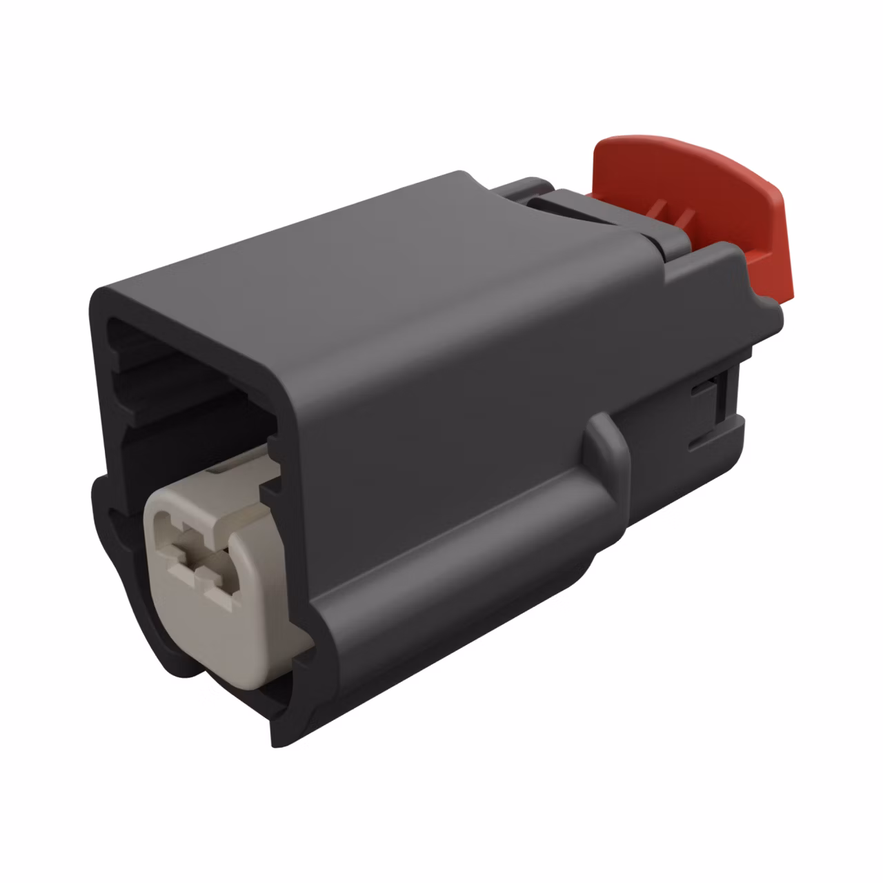 2.54mm MX64 Sealed Single Row Crimp Housing, MX64 Terminal, Gray, 2 Circuits, Key D, with CPA Lock for sale