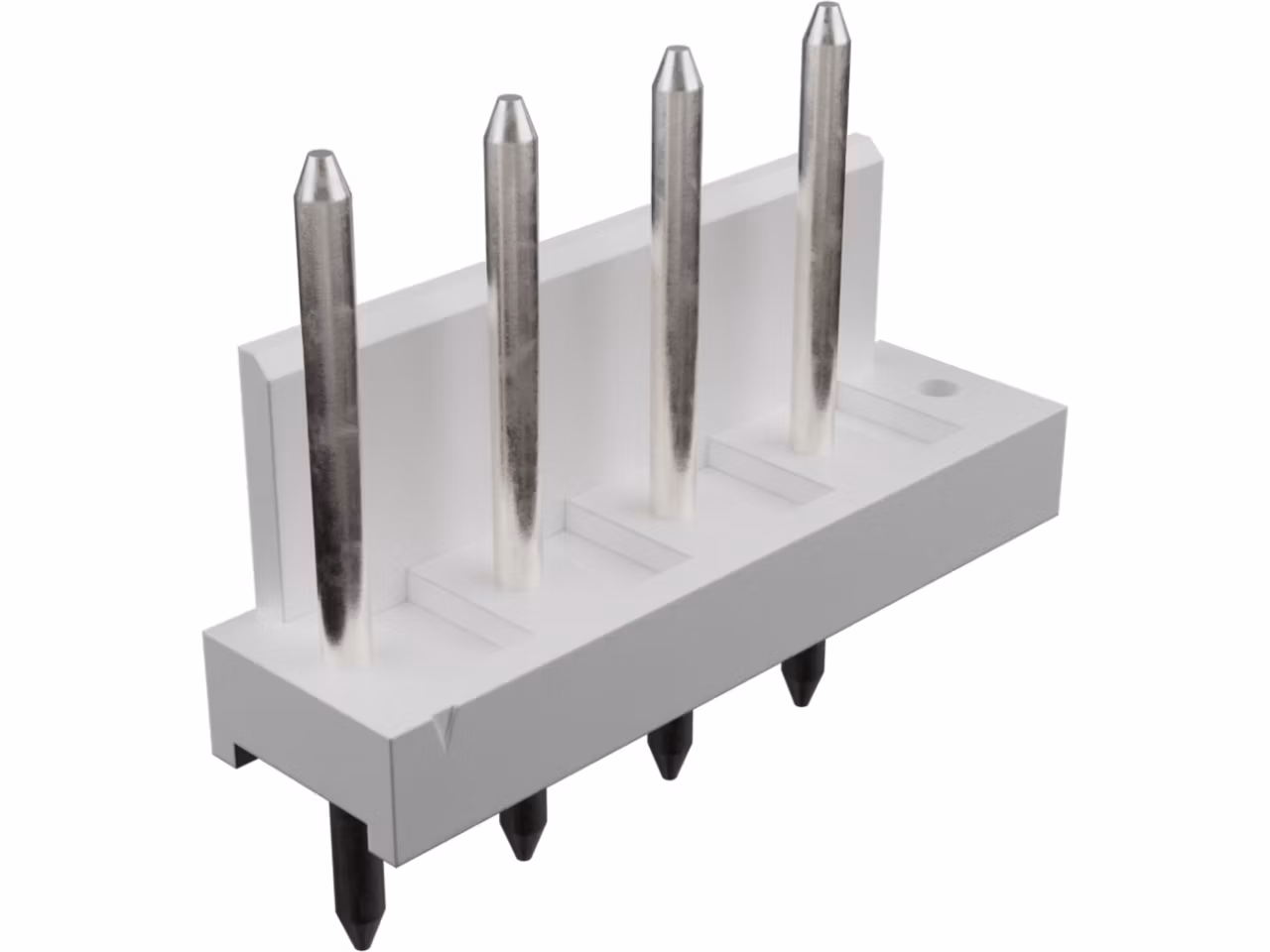KK Header, Vertical, with Polarizing Backwall, 5 Circuits, Tin (Sn) Plating, Circuit 5 Voided for sale