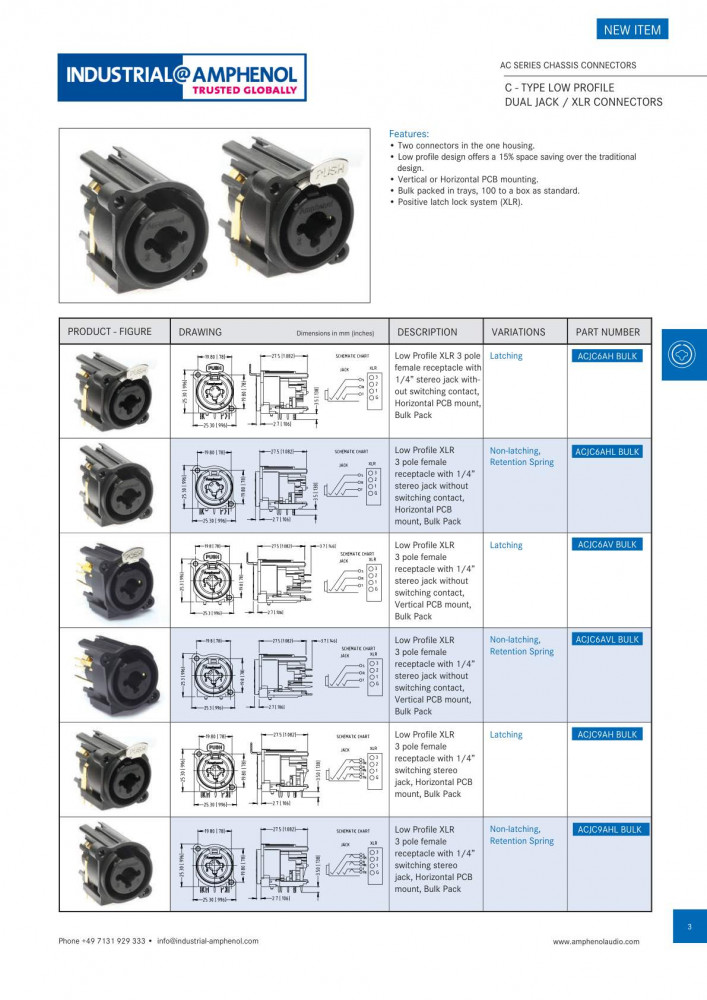 Amphenol AC Series catalogue page 2