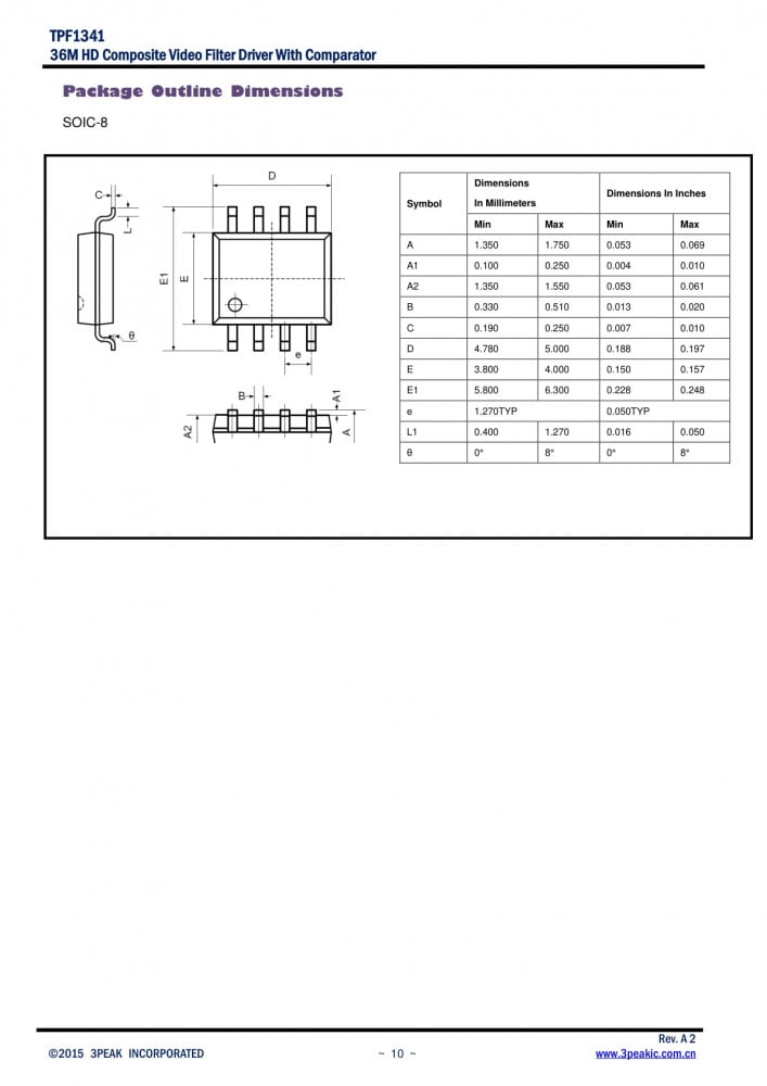 TPF1341-VR datasheet page 10