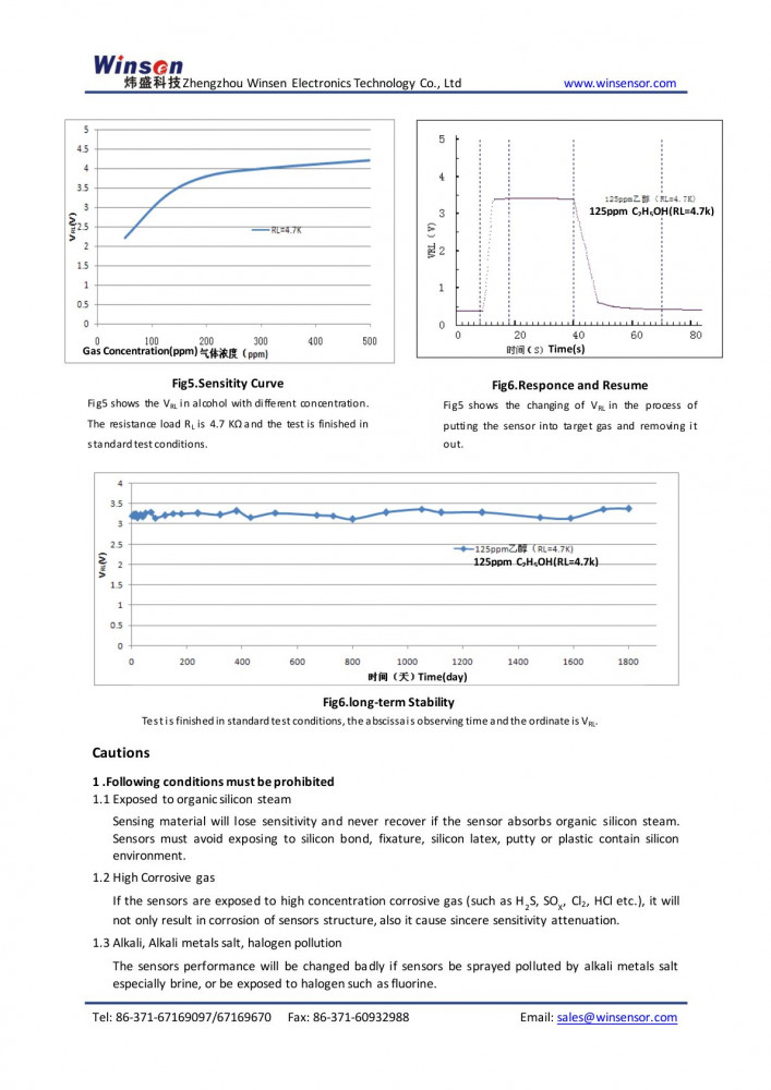 MQ-3 manual page 5
