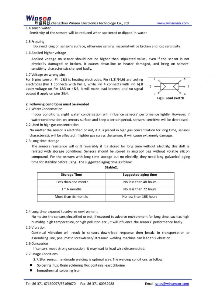 MQ-3 manual page 6
