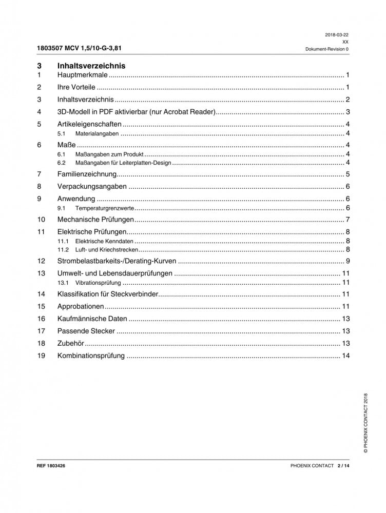 Phoenix Contact 1803507 datasheet page 2