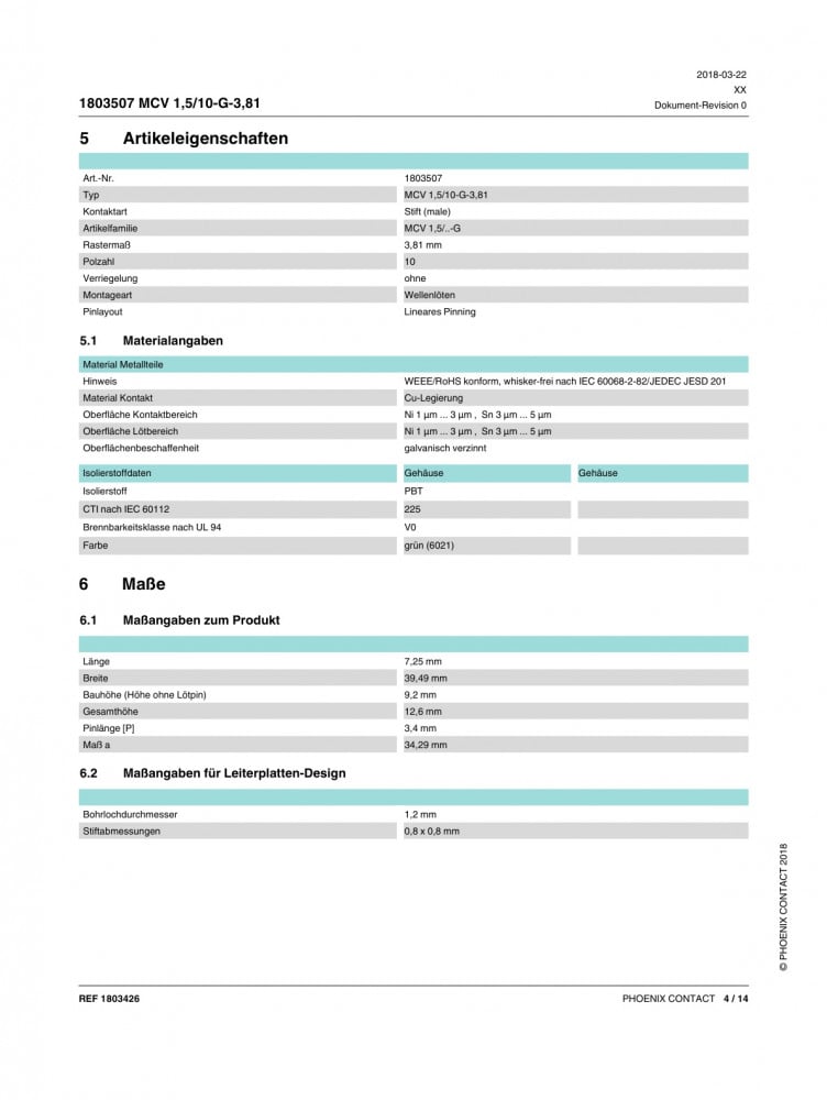 Phoenix Contact 1803507 datasheet page 4