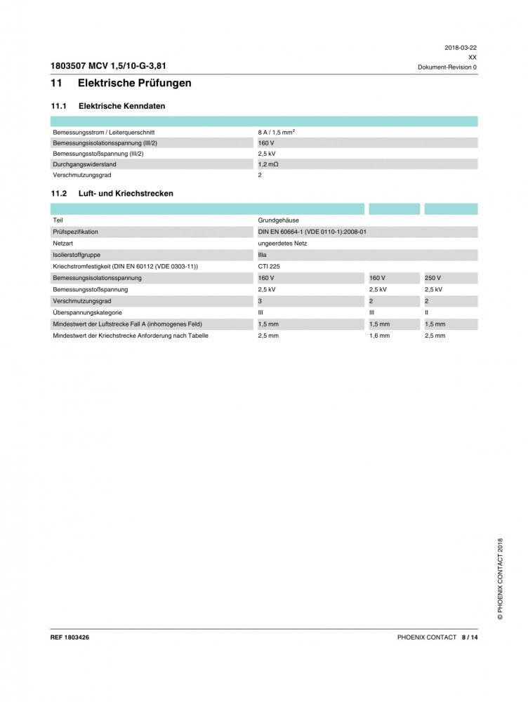 Phoenix Contact 1803507 datasheet page 8