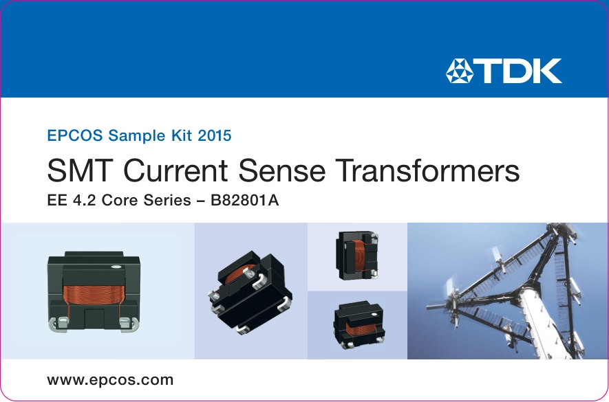 B82801 current sense transformer technical document image 1