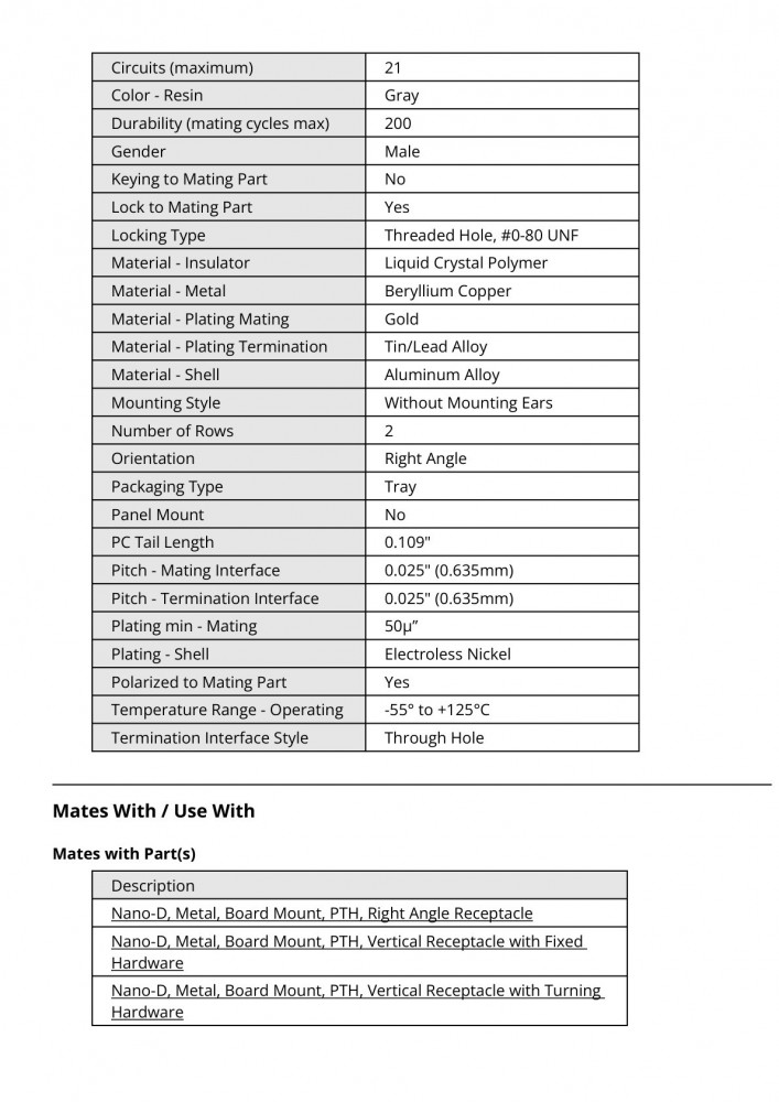 Technical document page 2 for NK-2E2-021-325-TH00