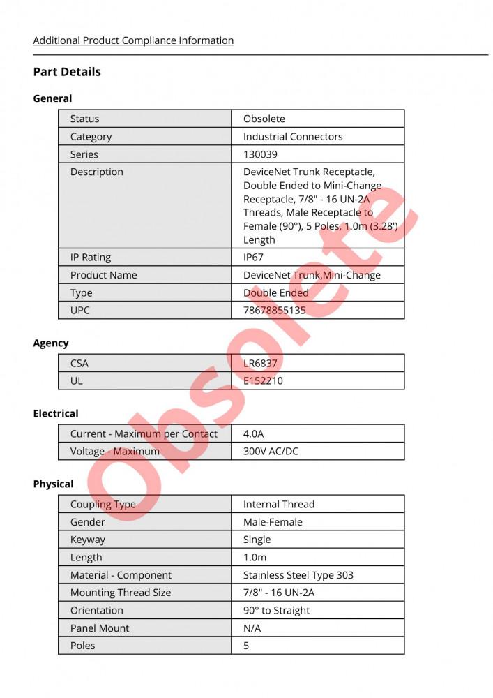 MOLEX 1300390098 document image, page 2