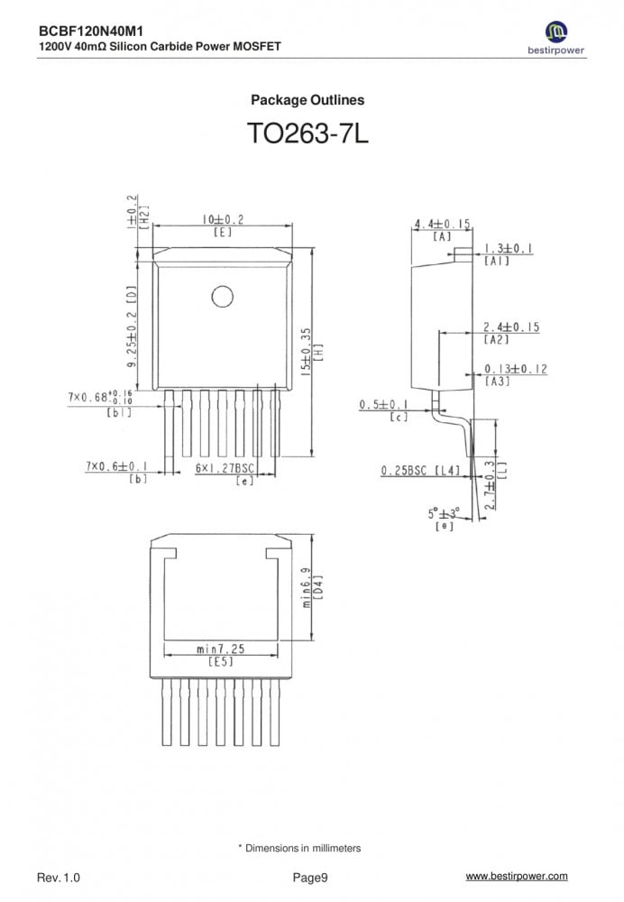 BCBF120N40M1 datasheet page 9