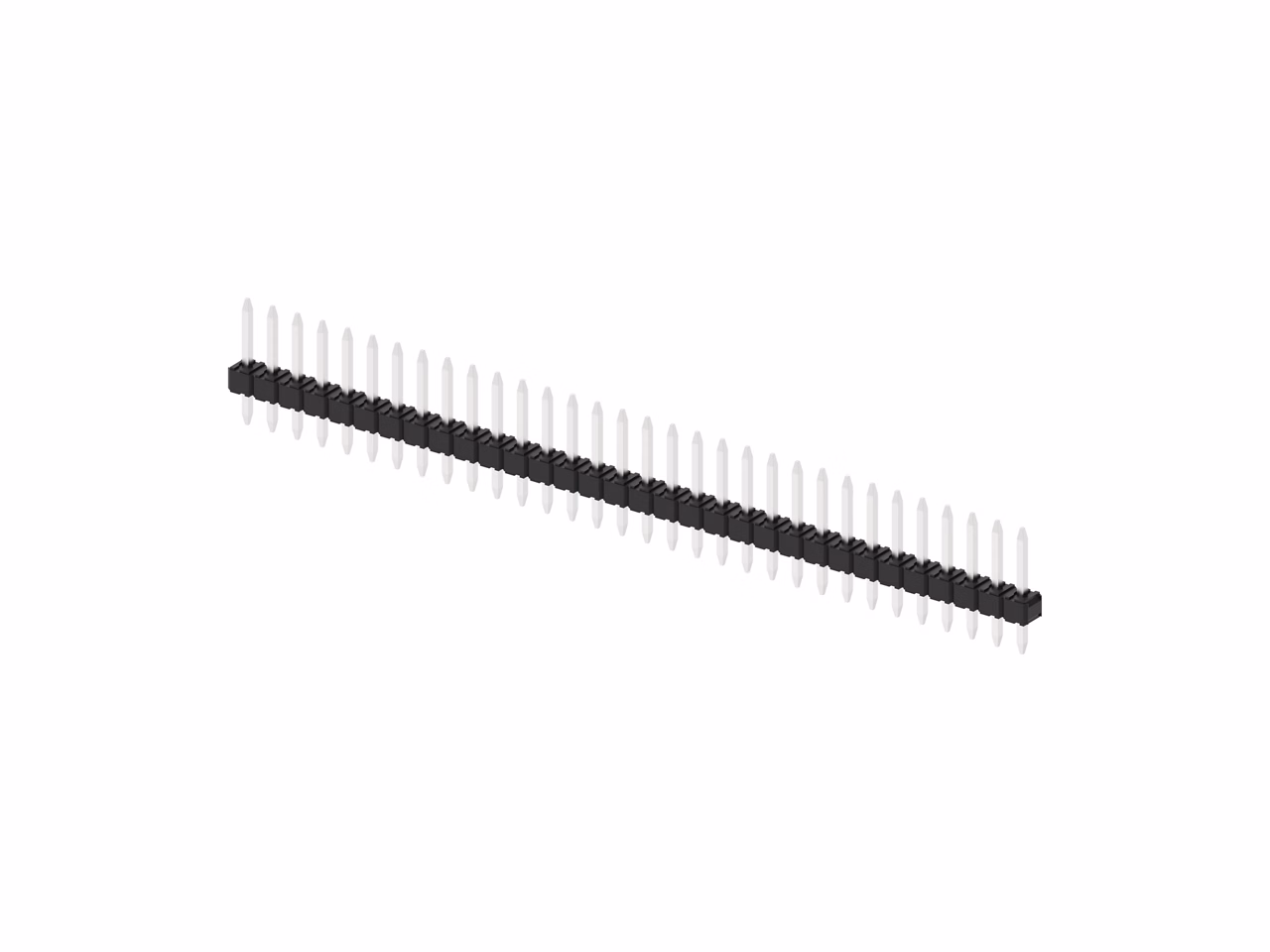 KK 254 Breakaway Header, Vertical, 34 Circuits, 0.76µm Gold (Au) Plating, Mating Pin Length 6.09mm, Bag