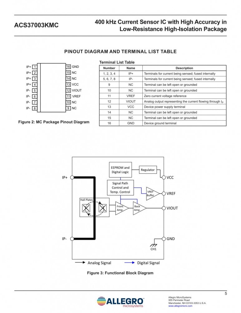ACS37003 datasheet page 5