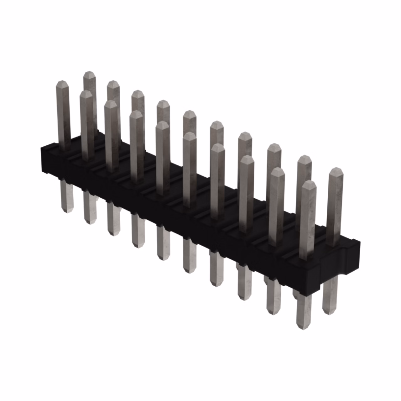 2.00mm Pitch Milli-Grid Header, Vertical, Through Hole, 20 Circuits, 2.54µm Tin (Sn) Plating, Mating Pin Length 4.00mm, Tail Length 2.60mm, Tray, Lead-Free for sale