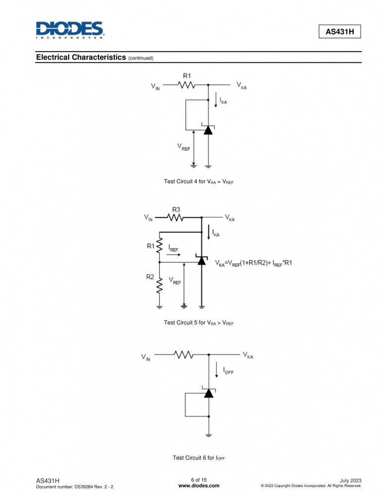 AS431H datasheet page 6