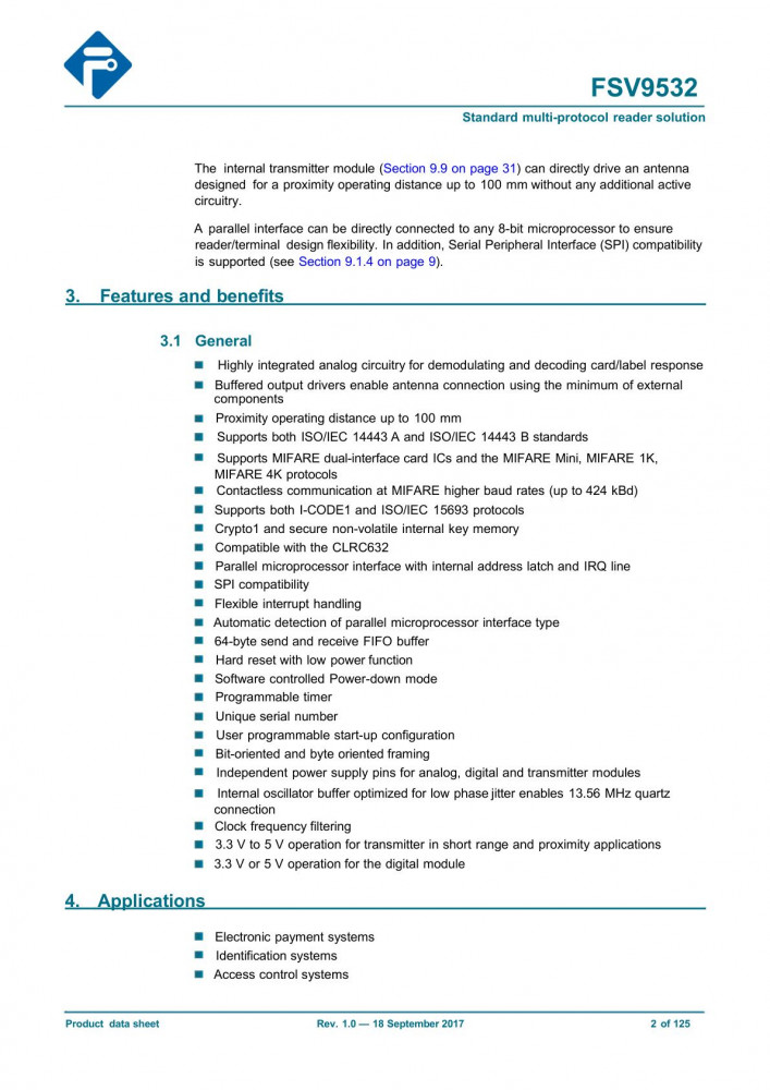 FSV9532 datasheet page 2