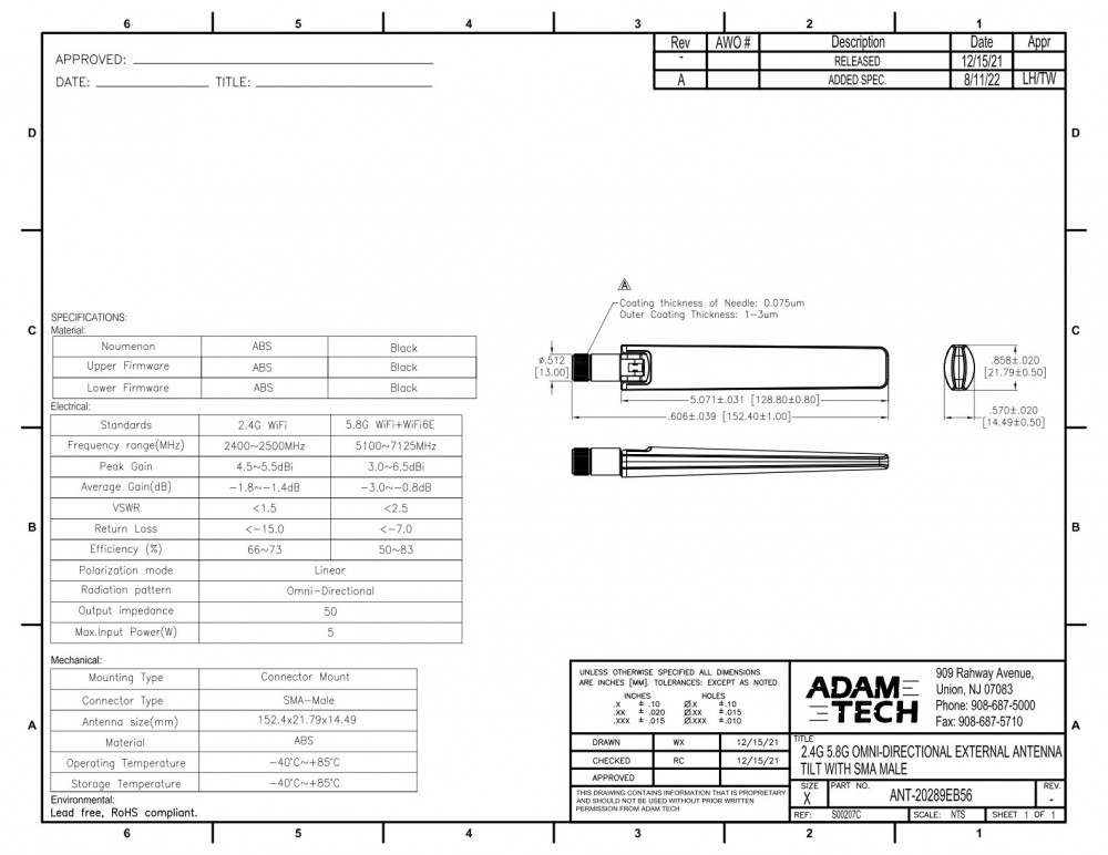 ANT-20289EB56 technical document image