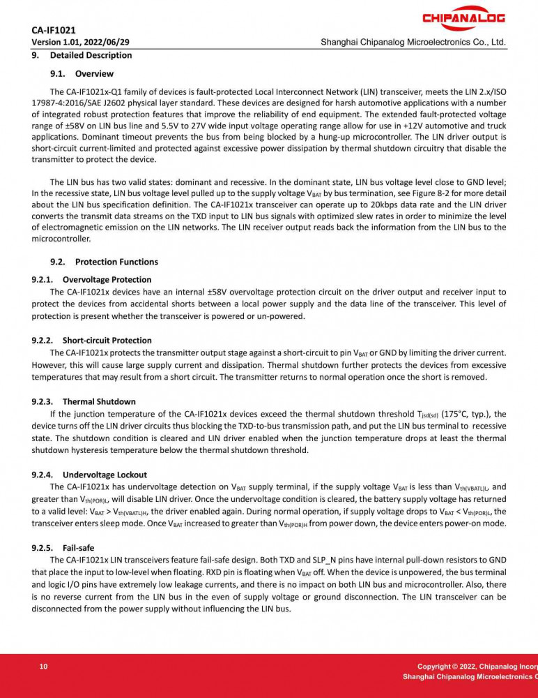 CA-IF1021S-Q1 datasheet page 10