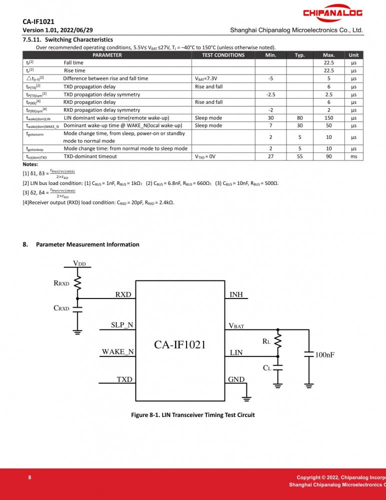 CA-IF1021S-Q1 datasheet page 8