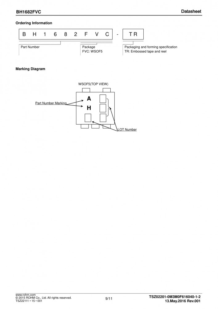 BH1682FVC-TR technical document page 9