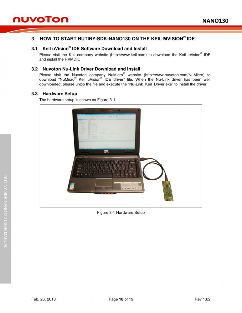NuTiny-SDK-NANO130 manual page 10