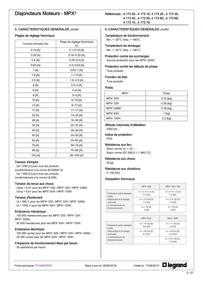 MPX³ document page 5