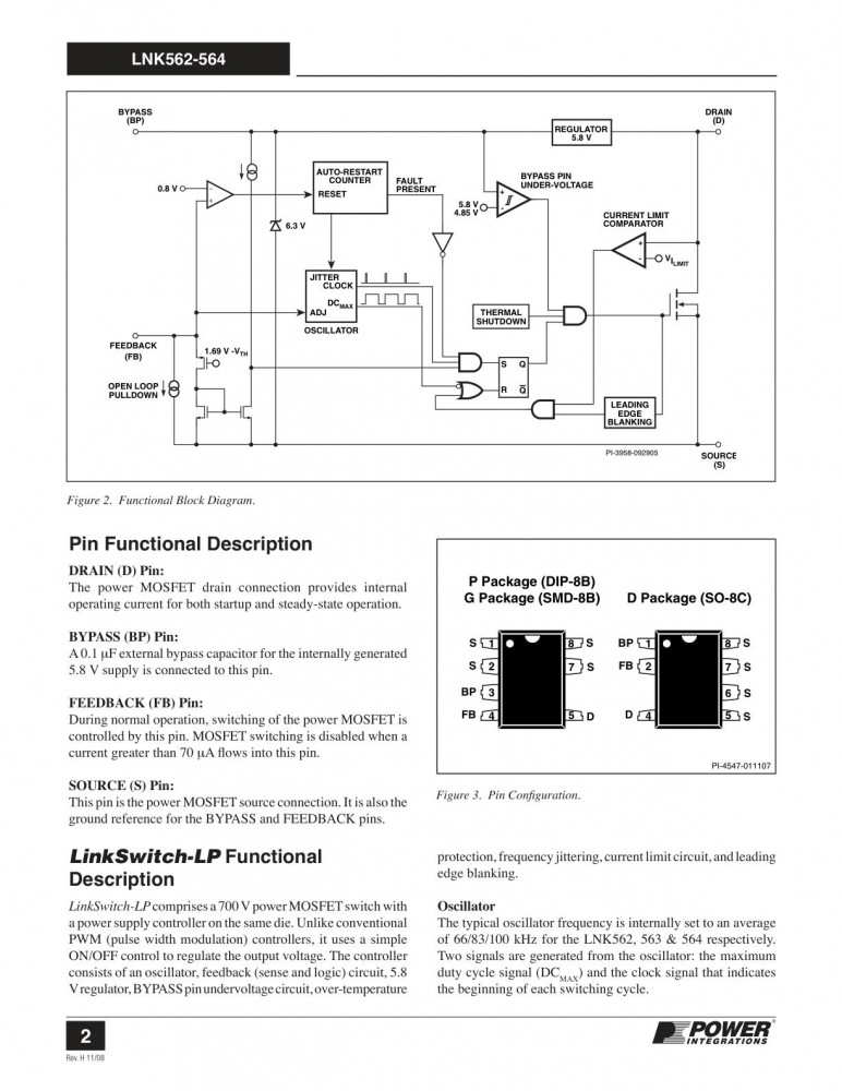 LNK563PN datasheet page 2