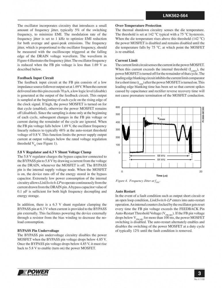 LNK563PN datasheet page 3