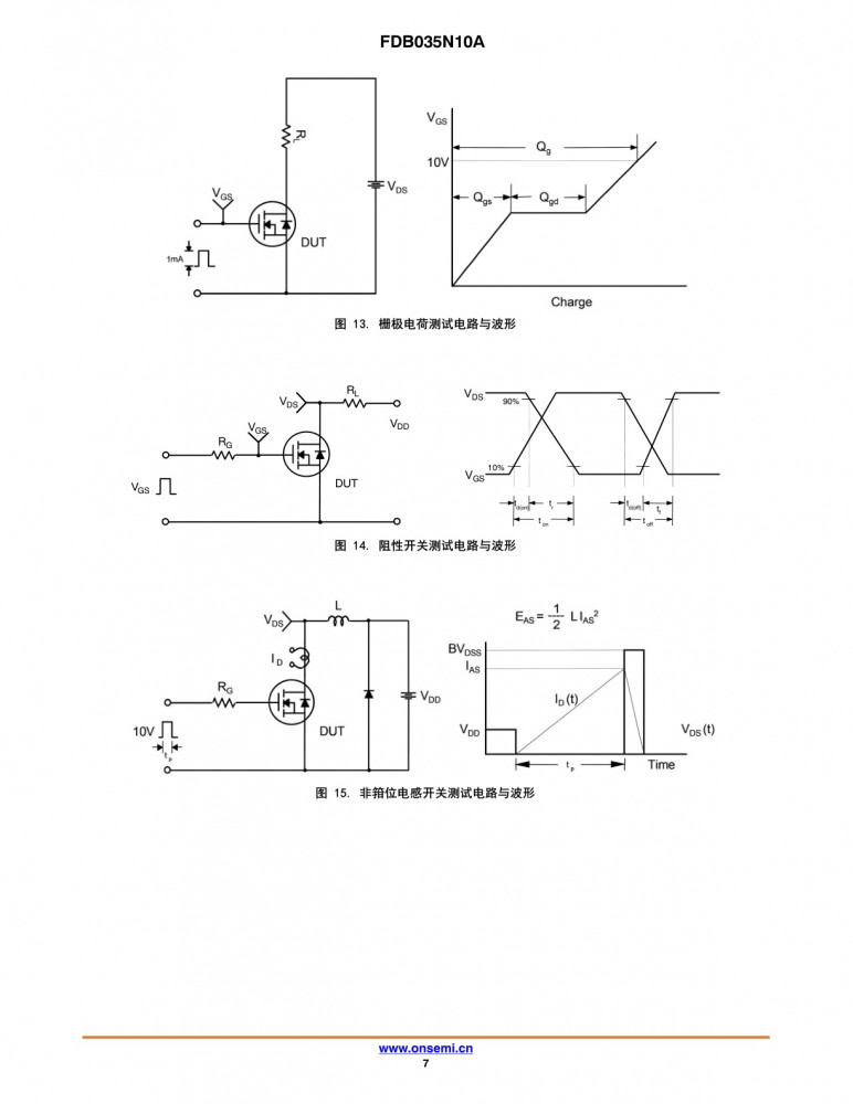 FDB035N10A datasheet page 7