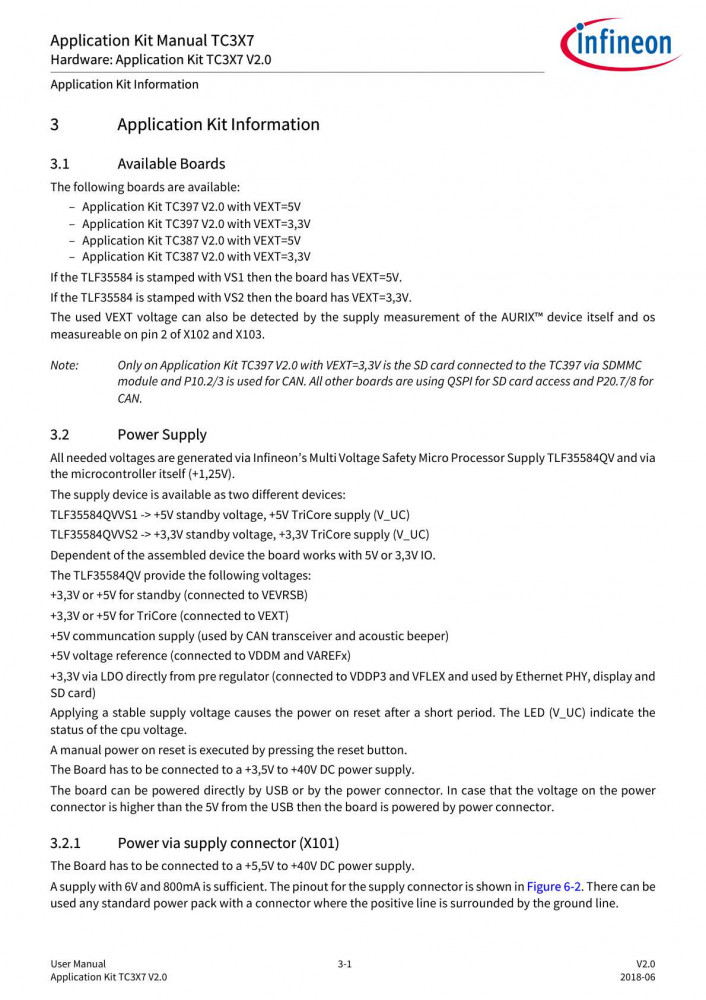 TC3X7 Application Kit manual page 9