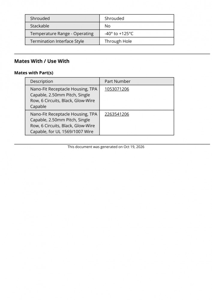 Nano-Fit product specification page 4