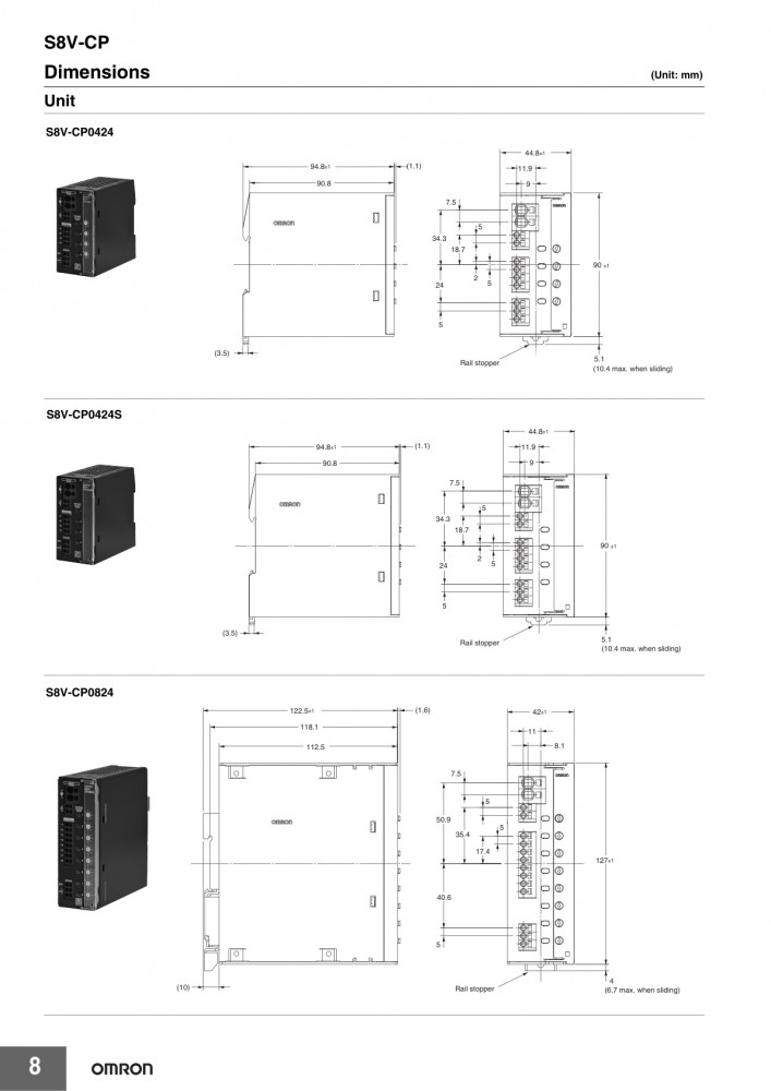 S8V-CP technical document page 8