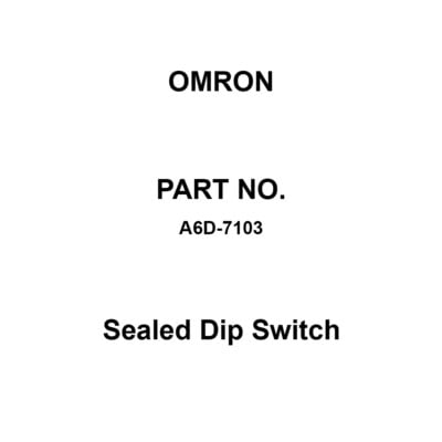 OMRON A6D-9103 DIP Switch for sale