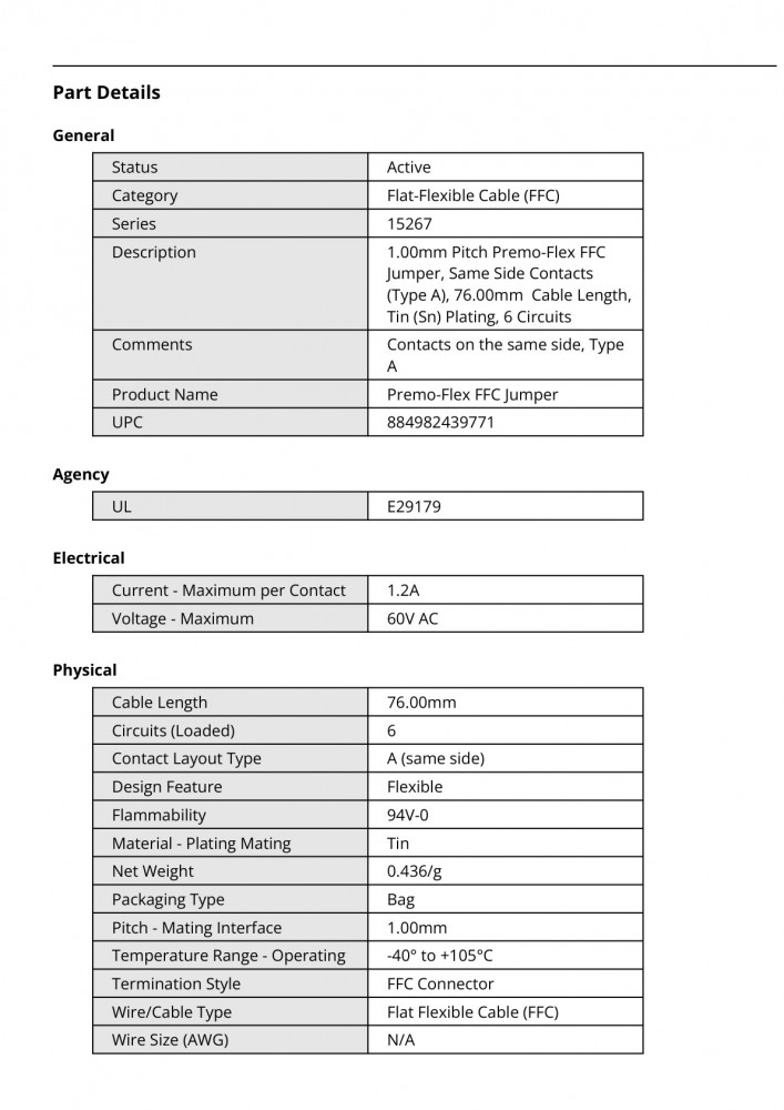 Product document page 2