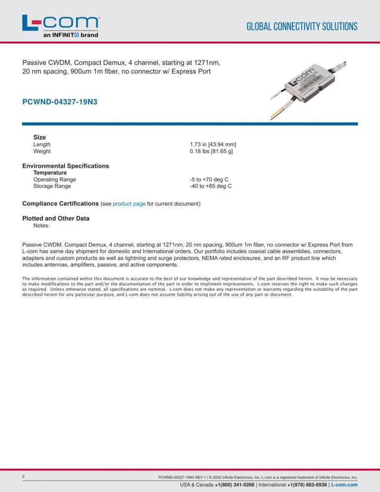 PCWND-04327-19N3 technical document page 2