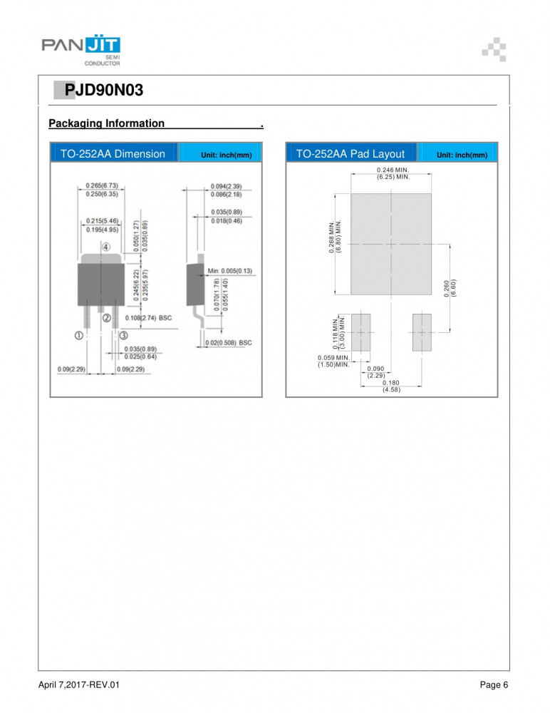 PJD90N03 datasheet page 6
